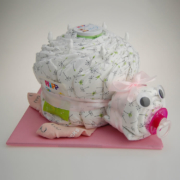 Windelschildkröte Mädchen | WINDELTORTE.com