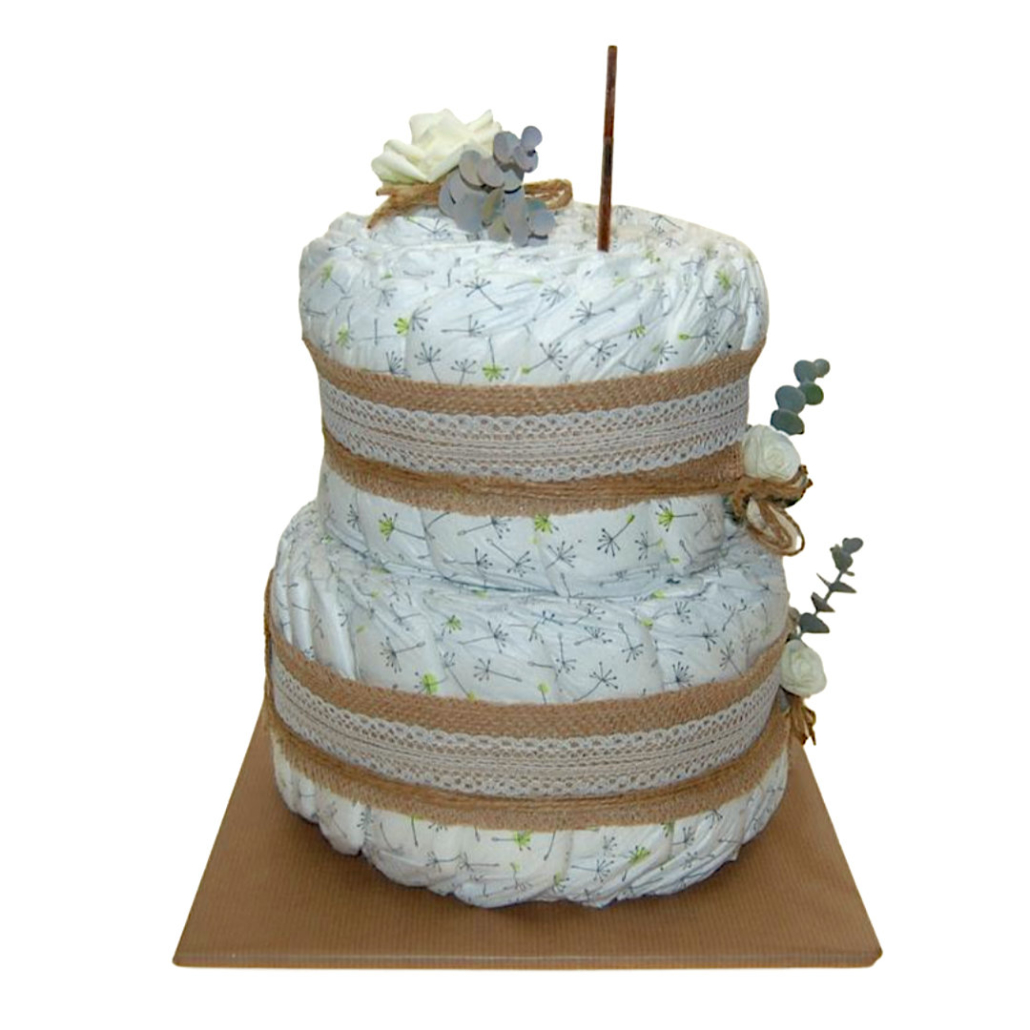 Windeltorte Vintage Boho Stil - Gross online kaufen » WINDELTORTE.com