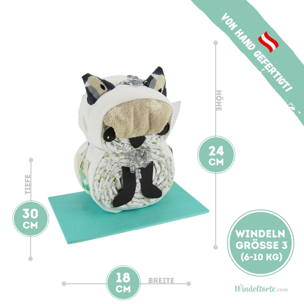 Windelfuchs Neutral online kaufen » WINDELTORTE.com